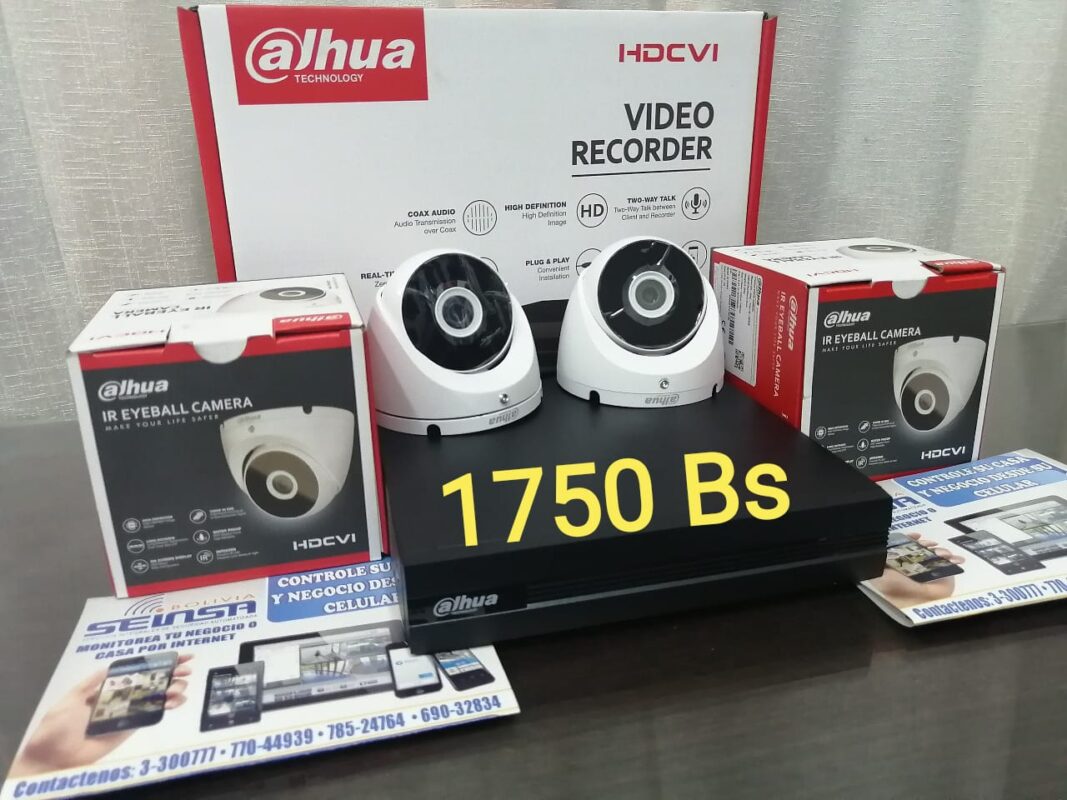 KIT DE 2 CAMARAS INCLUYE INSTALACION – Multitecno Bolivia